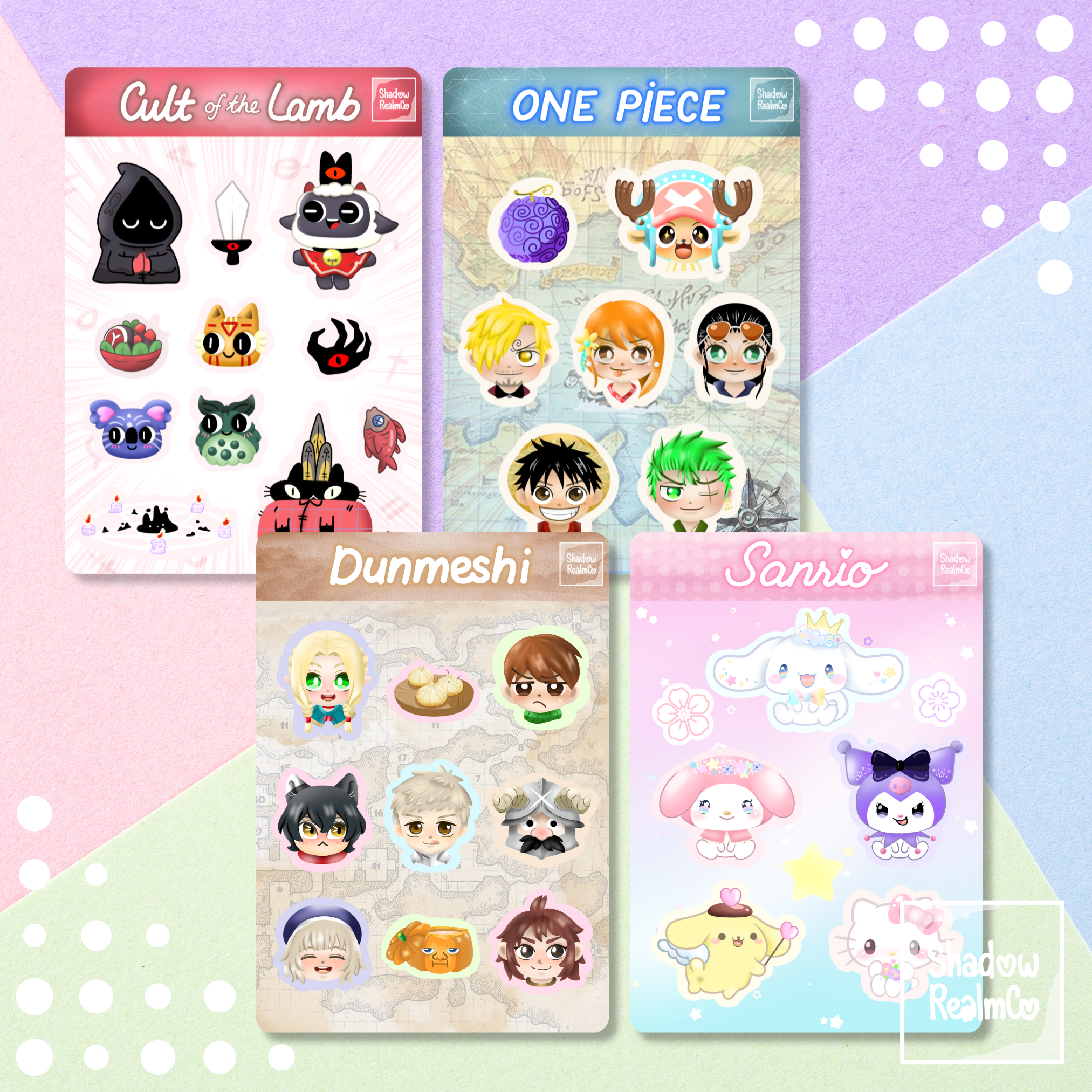 Sticker Sheets – ShadowRealmCo